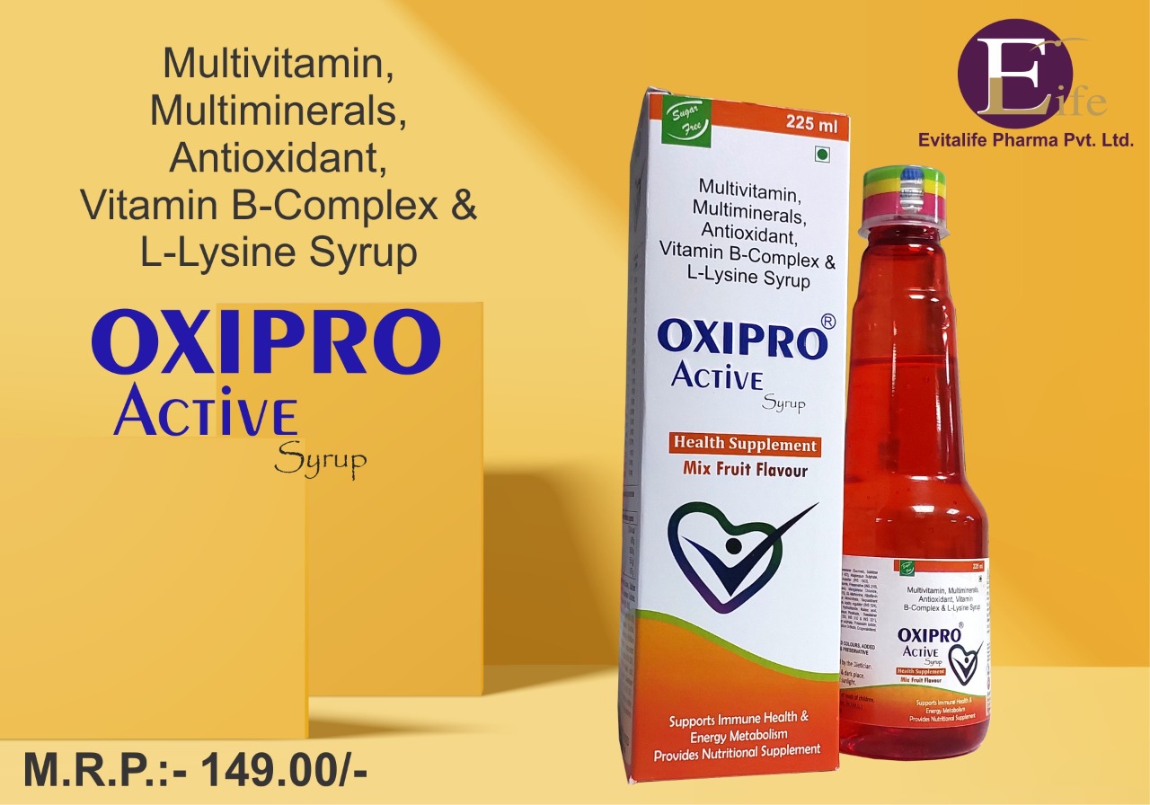 OXIPRO ACTIVE - Evitalife Pharma | PCD Pharma Franchise & Third Party ...